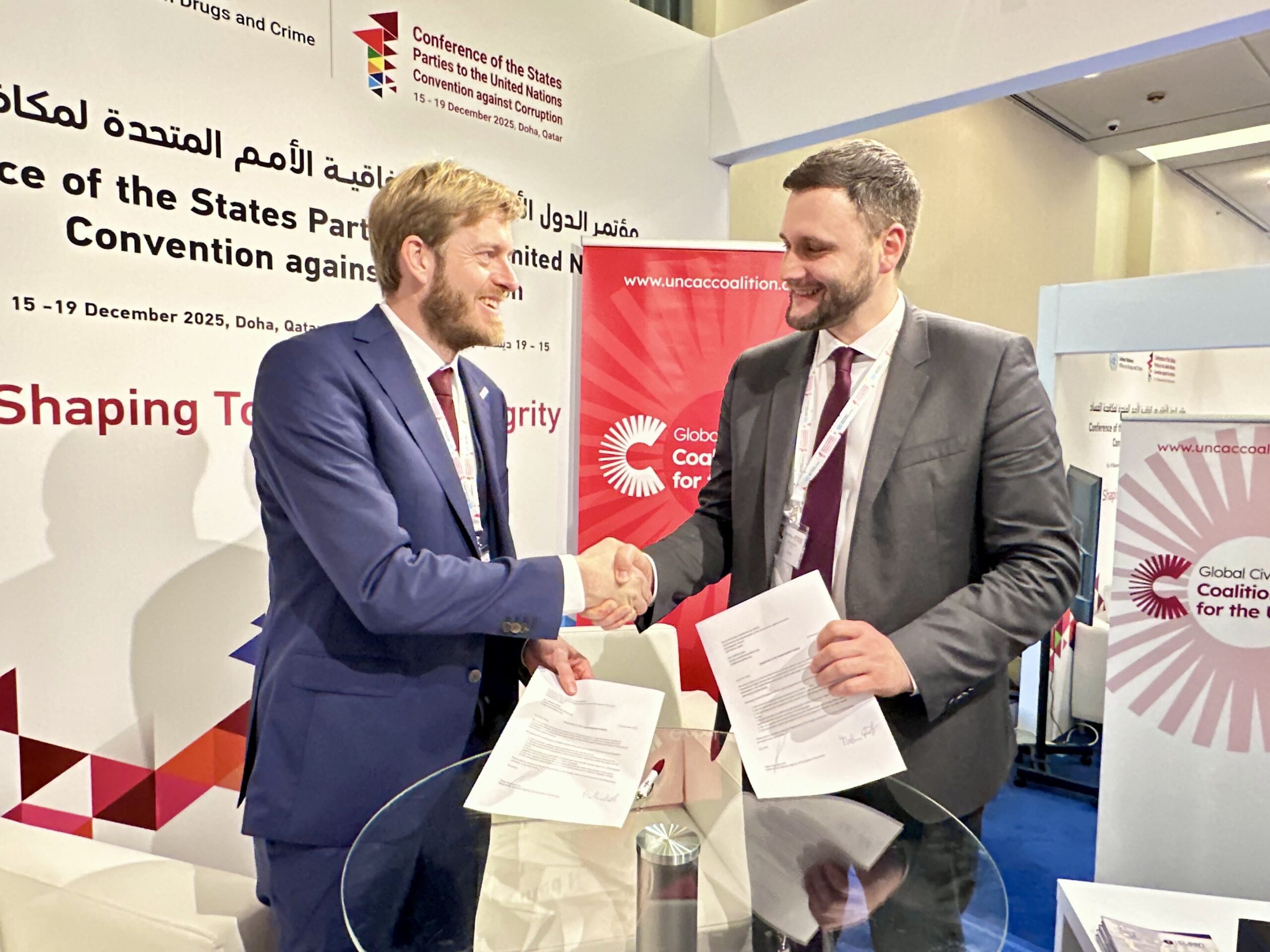 Ukraine signs the UNCAC Review Transparency Pledge - UNCAC Coalition